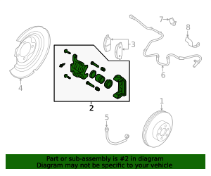 2020-2022 Nissan Sentra Disc Brake Caliper 44001-6LA0B | OEM Parts Online