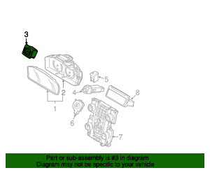 2004-2012 Volvo Headlamp Switch 30739299 | TascaParts.com