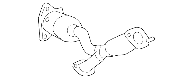 2008-2009 Pontiac G6 Converter & Pipe - Driver's Side (LH) 15947644 ...