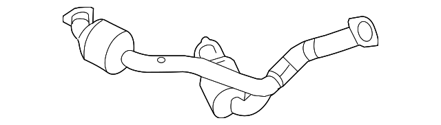 2007-2010 GM Converter & Pipe 20963621 | GMPartsDirect.com