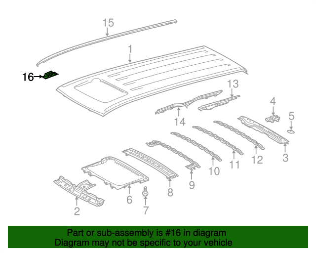 2011-2022 Toyota Drip Molding Clip 75561-08040 | OEM Parts Online