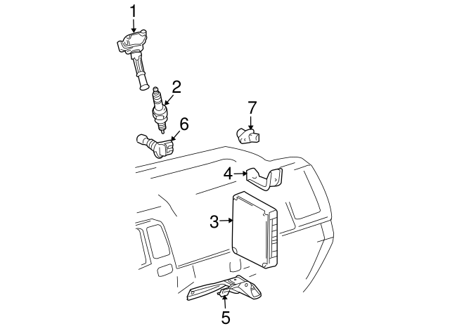 2010-2011 Toyota Tacoma Engine Control Module (ECM) 89661-04D91 ...