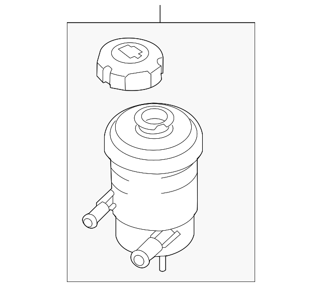57150-2P000-DS - Reservoir Assembly 2011-2013 Kia Sorento | Kia.Parts Store