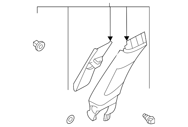 2020-2024 Subaru Upper Center Pillar Trim 94012AN11AME | Subaru Parts Store