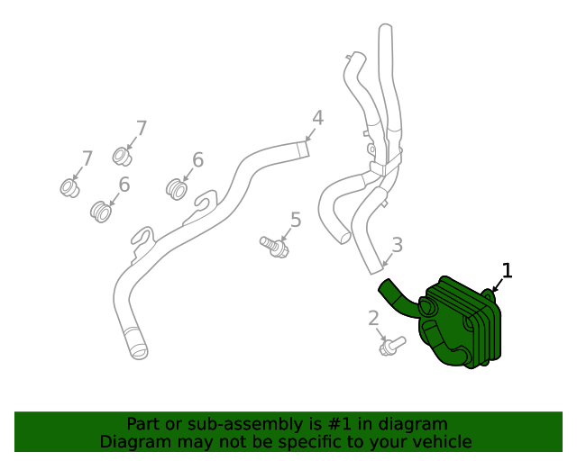 2019-2020 Kia Forte Trans Cooler 48290 2H100 | TascaParts.com