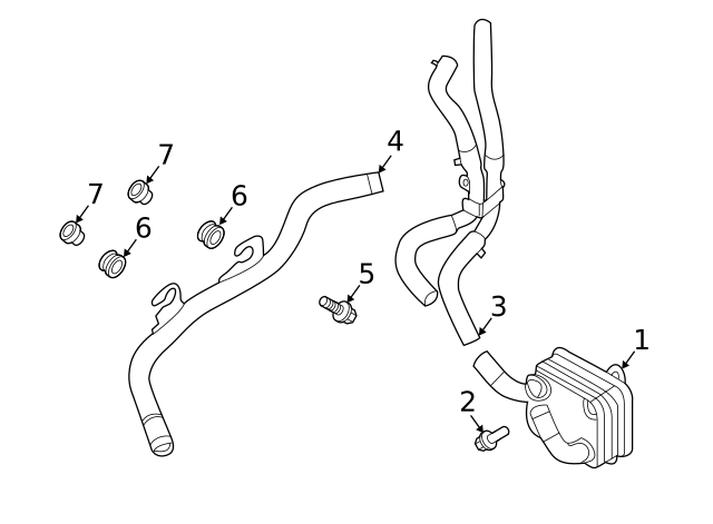 2019-2024 Kia Forte Trans Cooler 48290-2H100 | World Kia