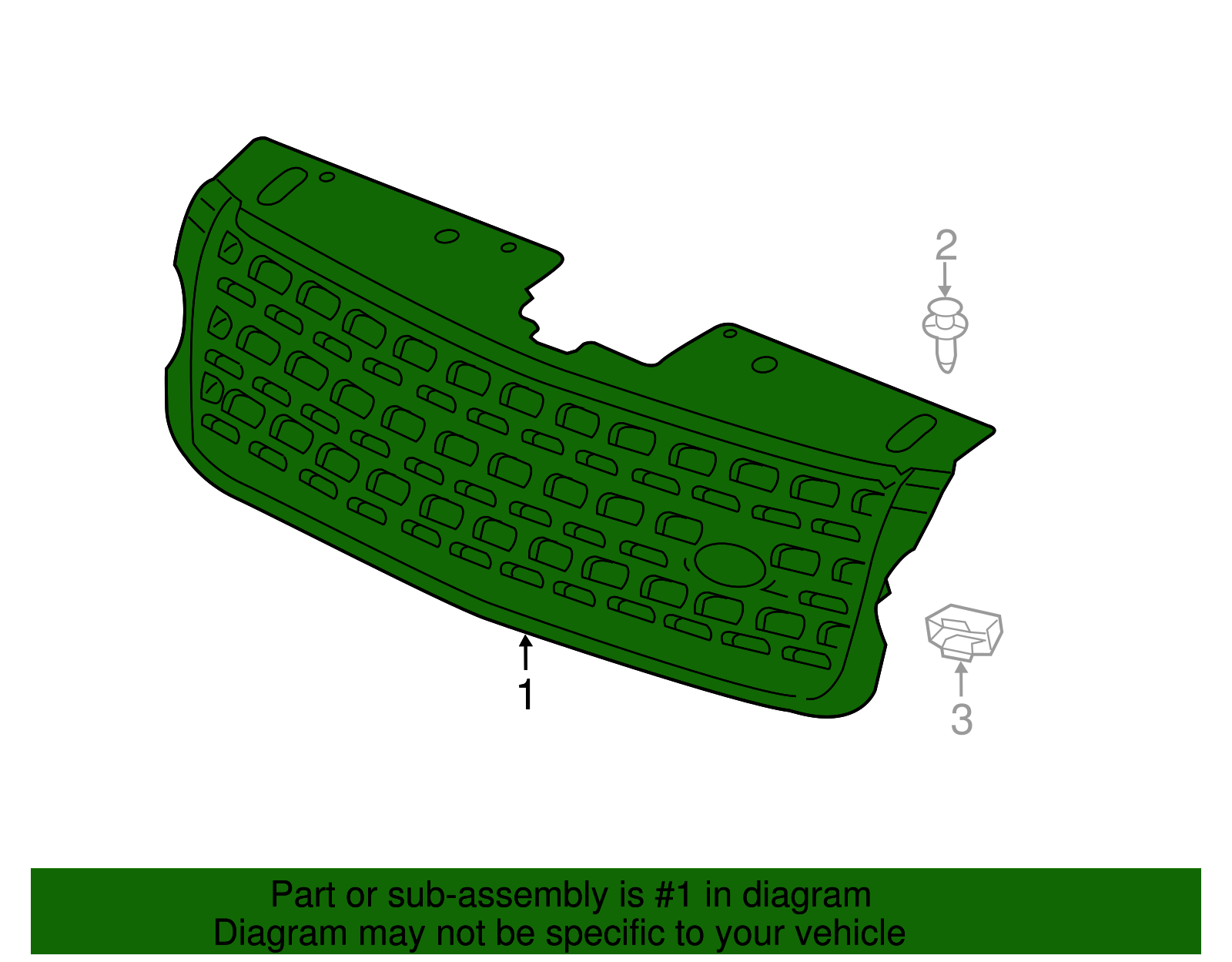 2013-2019 Land Rover Range Rover Grille LR077428 | OEM Parts Online