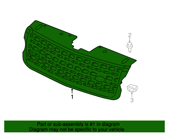 Genuine OEM Grille Part# LR055881 Fits 2013-2019 Land Rover Range Rover ...