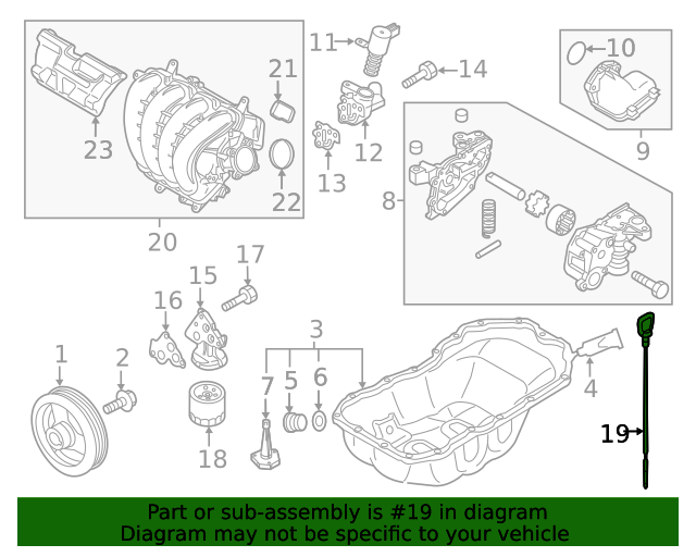 2014-2020 Mazda OEM NEW 2014-2019 Mazda CX5 6 3 2.5L Engine Oil Level ...