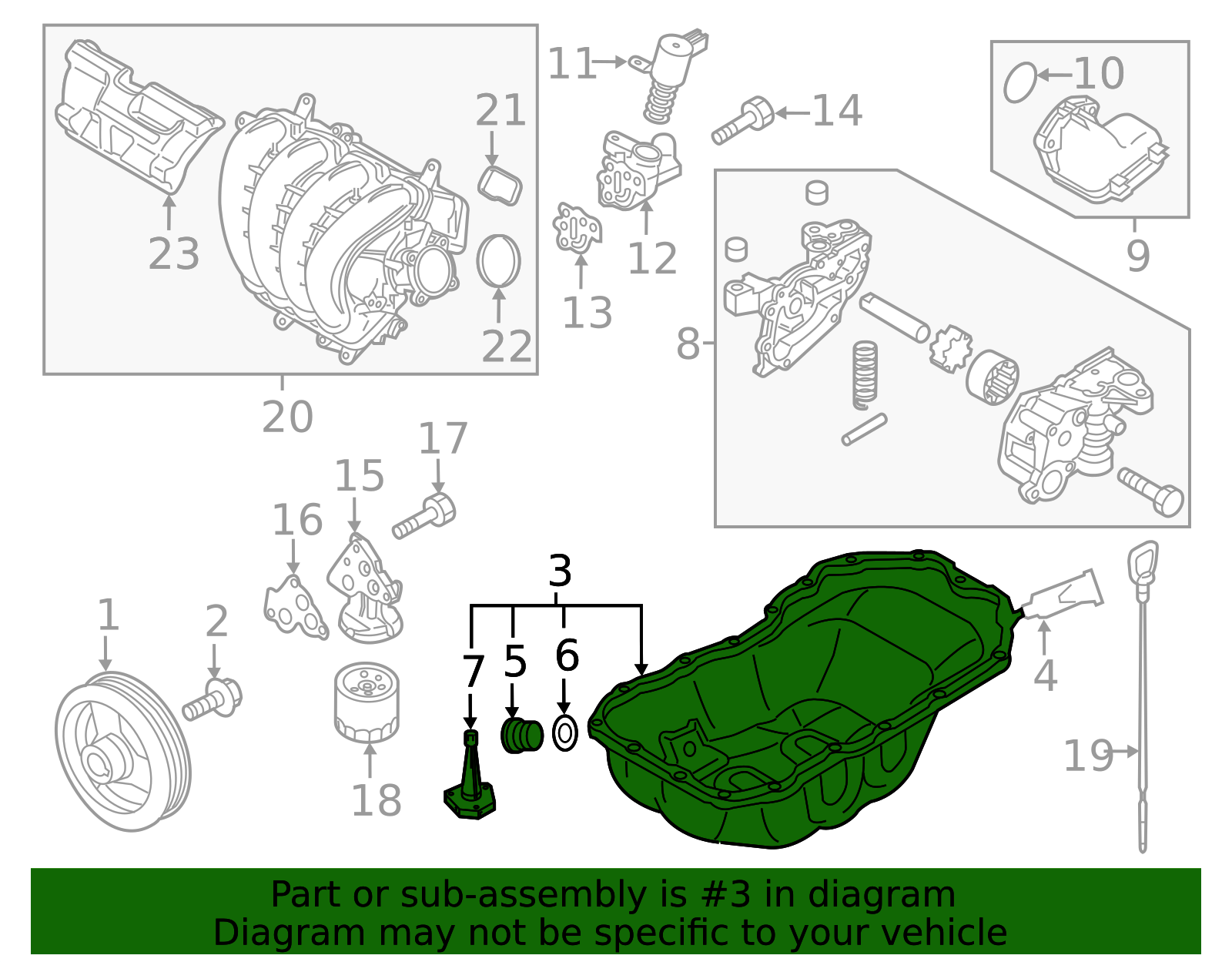 2018-2024 Mazda Oil Pan PYFB-10-4AXC | OEM Parts Online