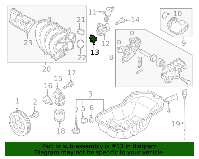 2018-2023 Mazda Spacer Gasket PY8W-14-365 | TascaParts.com
