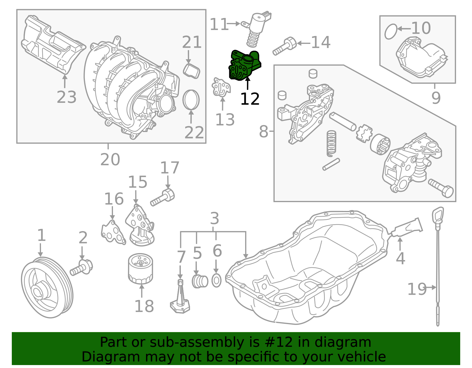 PYFA-14-762A | 2017-2025 Mazda Engine Variable Valve Timing (Vvt ...