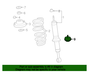 48304-04100 - Spring Bumper - 2005-2020 Toyota Tacoma | Lithia Toyota Parts