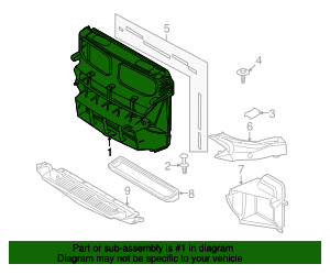 Genuine BMW 51-64-7-205-933 | Center Duct | FREE Shipping on Most ...