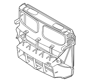 Genuine BMW 51-64-7-205-933 | Center Duct | FREE Shipping on Most ...
