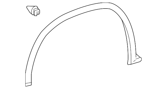 2020-2022 Lexus | Wheel Opening Molding | 75602-0E110 | Express Lexus Parts