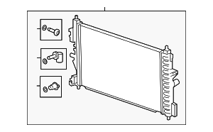39116554 - Radiator 2017-2019 Chevrolet Cruze | GMPartsNow