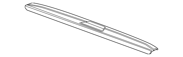 2020-2024 GM Black Pickup Box Tailgate Molding 84680094 | QuirkParts