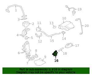 2019-2022 Nissan Purge Control Valve 14930-6CA0A | OEM Parts Online