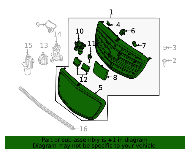 Genuine Grille for 2018-2020 Mercedes-Benz | OEM Part# 222-880-23-00 ...