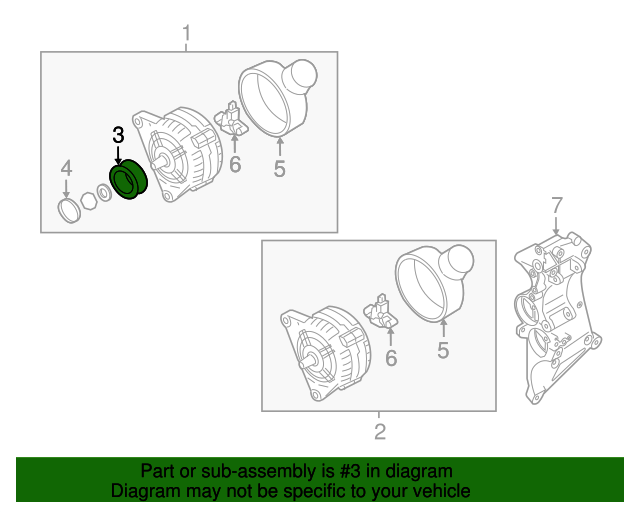 2012-2013 Audi TT RS Quattro Alternator Pulley 07K-903-119-E | Audi USA ...
