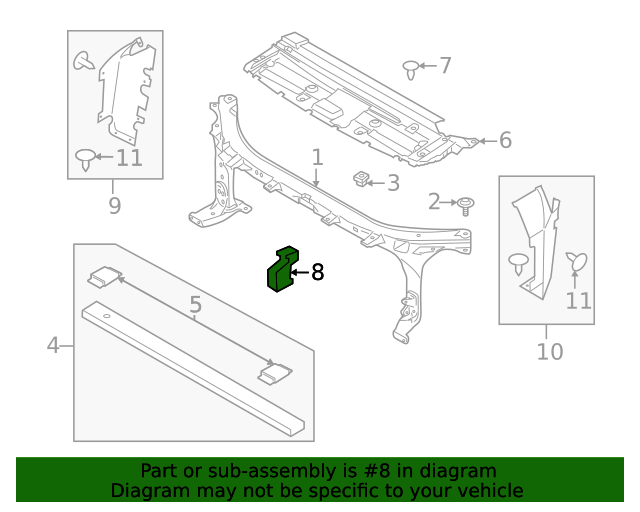 2021 Ford F-150 Air Deflector JL3Z-19E525-C | Blue Springs Ford Parts