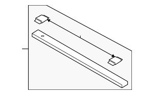 2021-2025 Ford F-150 Lower Tie Bar ML3Z-16139-A | Ford OEM Parts Online