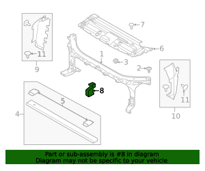 ML3Z-8327-F - Air Deflector 2021 Ford F-150 | Ford Parts Direct