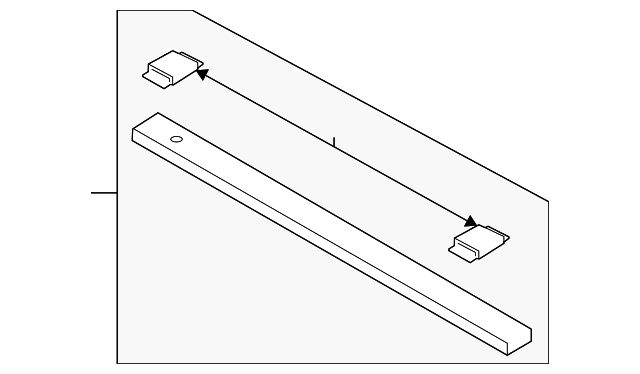 2021-2025 Ford F-150 Lower Tie Bar ML3Z-16139-A | Ford OEM Parts Online