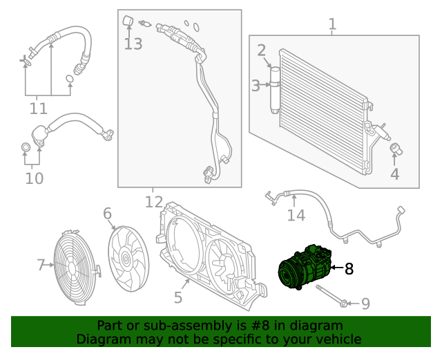 2019-2022 Mercedes-Benz Compressor 907-830-58-01 | MB Online Parts
