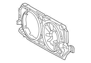 906-505-13-55 - Fan Shroud 2014-2023 Mercedes-Benz | Mercedes-Benz USA ...