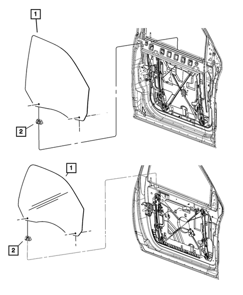 Glass and Interior Rear View Mirror for 2019 Ram 1500 Classic | Mopar ...
