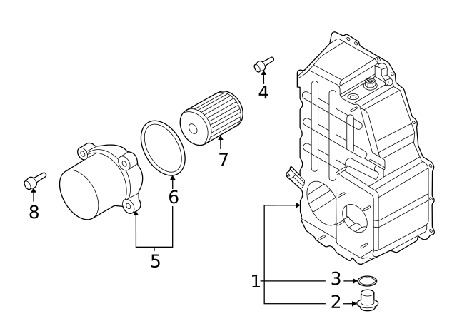 46260-2N000 - Filter Assembly 2021-2023 Kia K5 | Kia.Parts Store