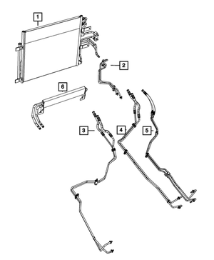 2009-2011 Mopar Condenser And Trans Cooler Cooler 68590696AA | Mopar eStore
