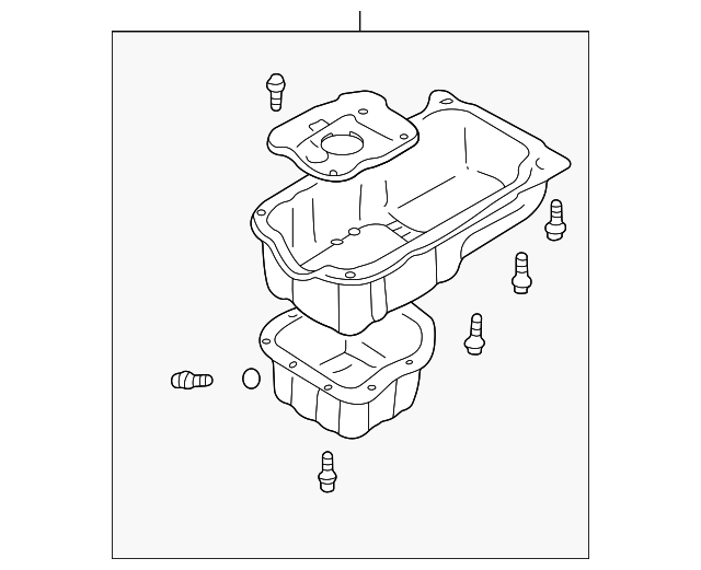 21520-38057 - Oil Pan - 2003-2005 Hyundai | World OEM Parts Hyundai