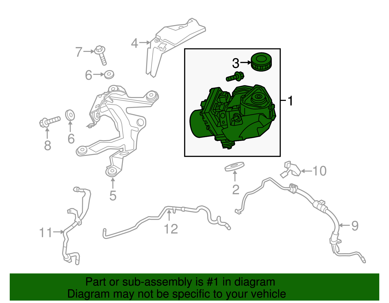 2016-2023 Nissan Maxima Power Steering Pump 49110-4RA5A | Nissan Parts ...