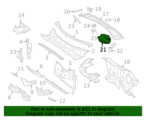 247-830-30-00 - HVAC Air Inlet Housing 2020-2024 Mercedes-Benz ...