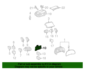 2010-2015 Lexus Switch 84091-48010 | OEM Parts Online