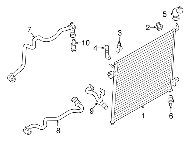 LR106644 - Inter-Cooler - 2016-2020 Land-Rover | Land Rover Parts Now