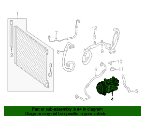 Refrigerant Compressor 000-830-06-04 | Mercedes-Benz Parts