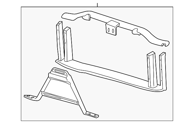 2010-2013 GM Radiator Support 22765834 GM | GMPartsDirect.com
