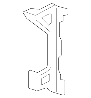 25804173 - Passenger Side Hood Stop Bumper Bracket 2007-2014 Chevrolet ...