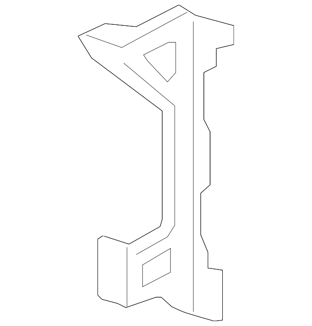 25804173 - Passenger Side Hood Stop Bumper Bracket 2007-2014 Chevrolet ...