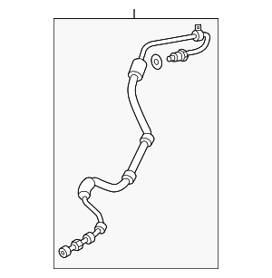 2011-2013 Volkswagen Touareg Pressure Hose 7P0-423-893-C | OEM Parts Online