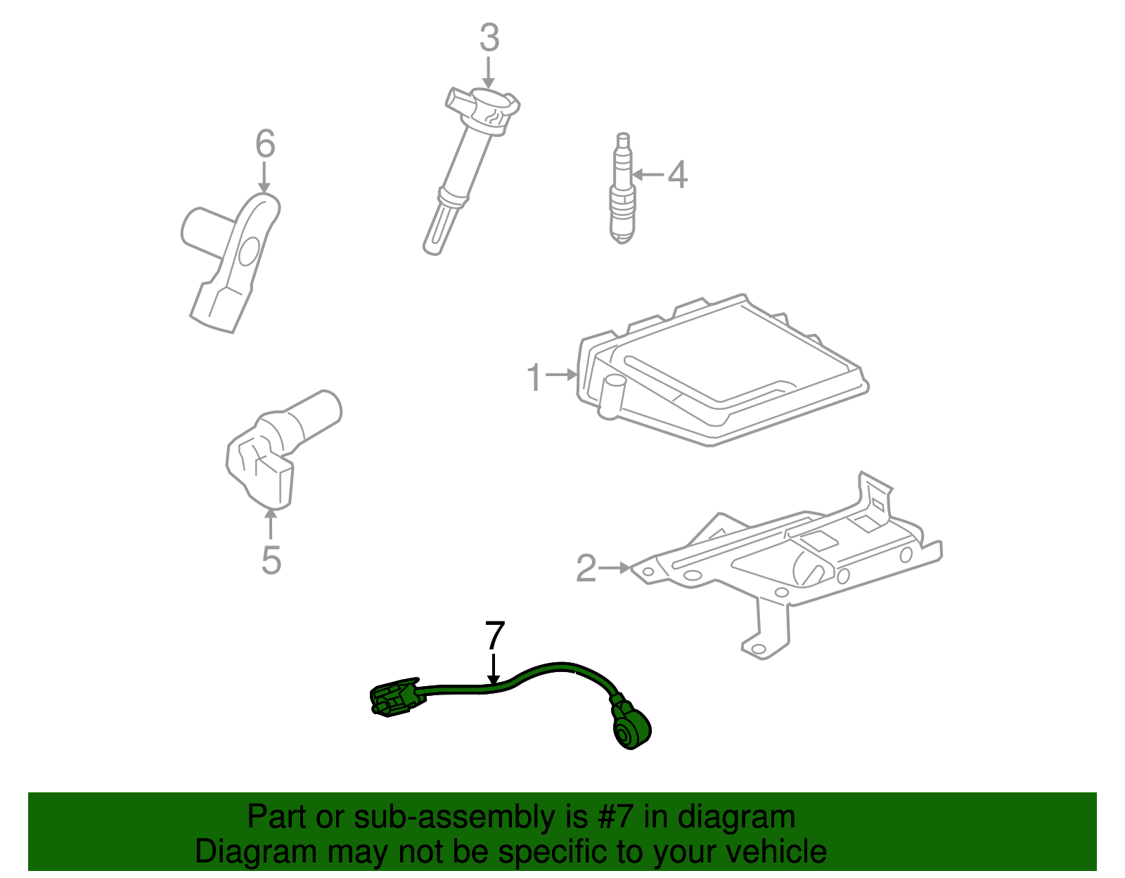 1S7Z-12A699-BB - Sensor 2001-2023 Ford | Big 3 Auto Parts