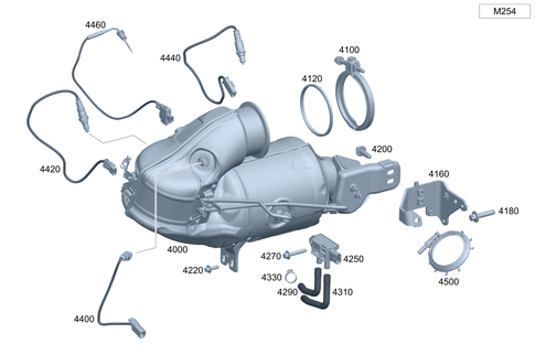 Exhaust System for 2019 Mercedes-Benz GLC300 | Mercedes-Benz USA Parts