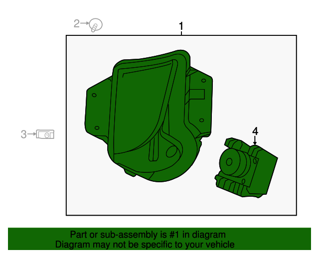 Driver Side Daytime Running Lamp 85601487 | AutoNationParts.com