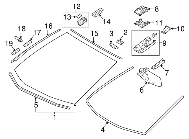 56103-47920 - Windshield 2019-2020 Toyota | Longo Toyota Parts