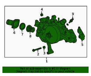 12724892 - Engine Water Pump 2025 GM | Gateway Buick GMC Parts