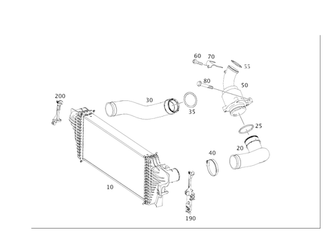 Charge Air Cooling for 2007 Mercedes-Benz R 320 | Mercedes-Benz USA Parts